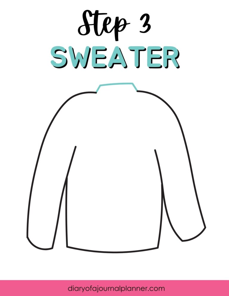 How To Draw A Sweater – Easy Sweater Drawing To Try