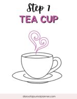 How To Draw A Tea Cup – Easy Tea Cup Drawing To Try
