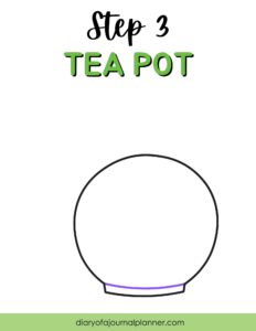 How To Draw A Tea Pot – Easy Tea Pot Drawing To Try