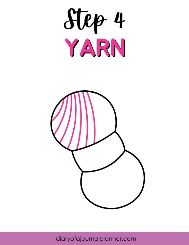 How To Draw Yarn – Easy Yarn Drawing To Try
