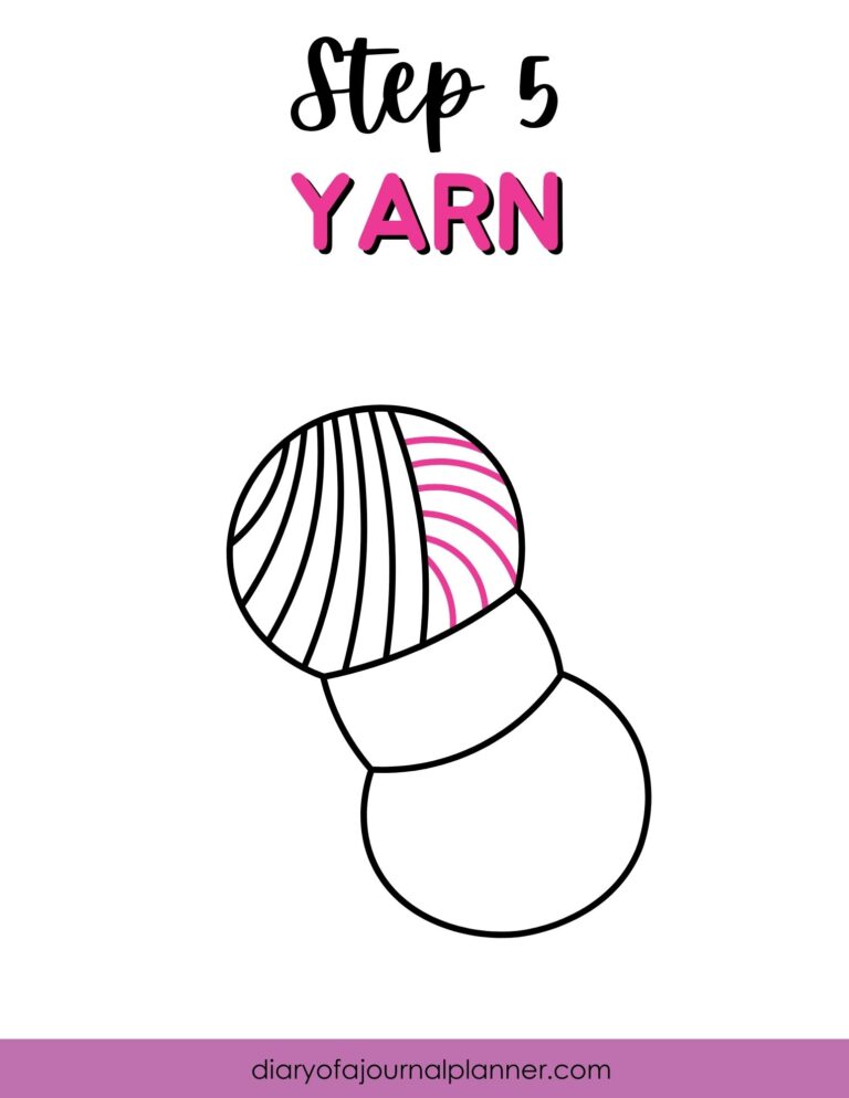 How To Draw Yarn – Easy Yarn Drawing To Try