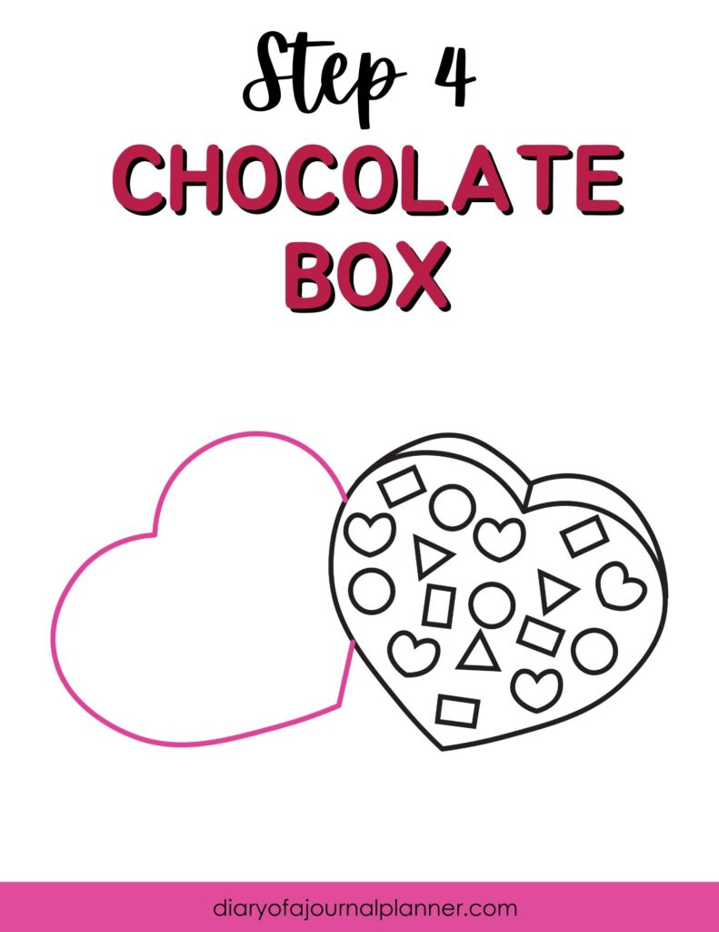 How To Draw A Chocolate Box- Easy Box Of Chocolates Drawing To Try