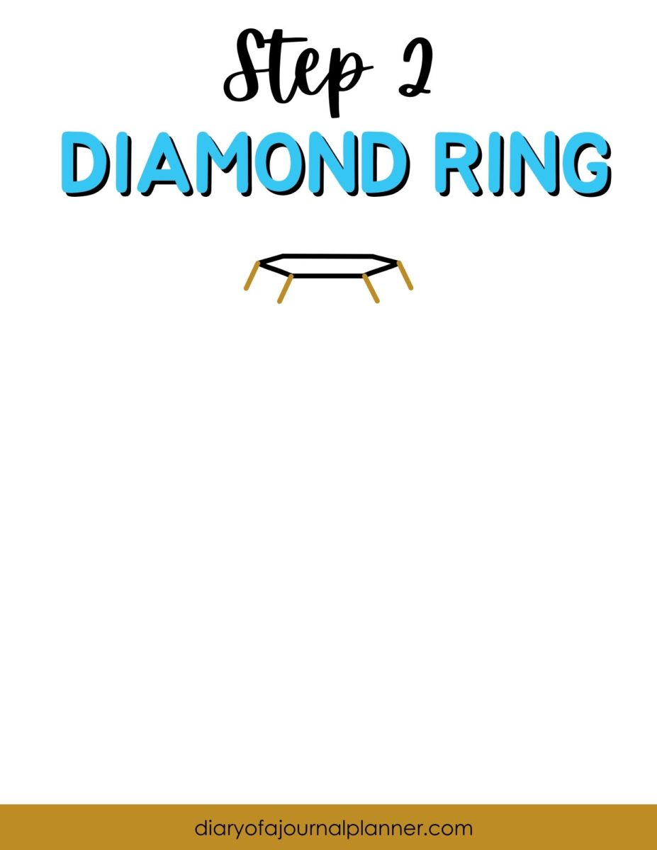 How To Draw A Diamond Ring- Easy Diamond Ring Drawing To Try