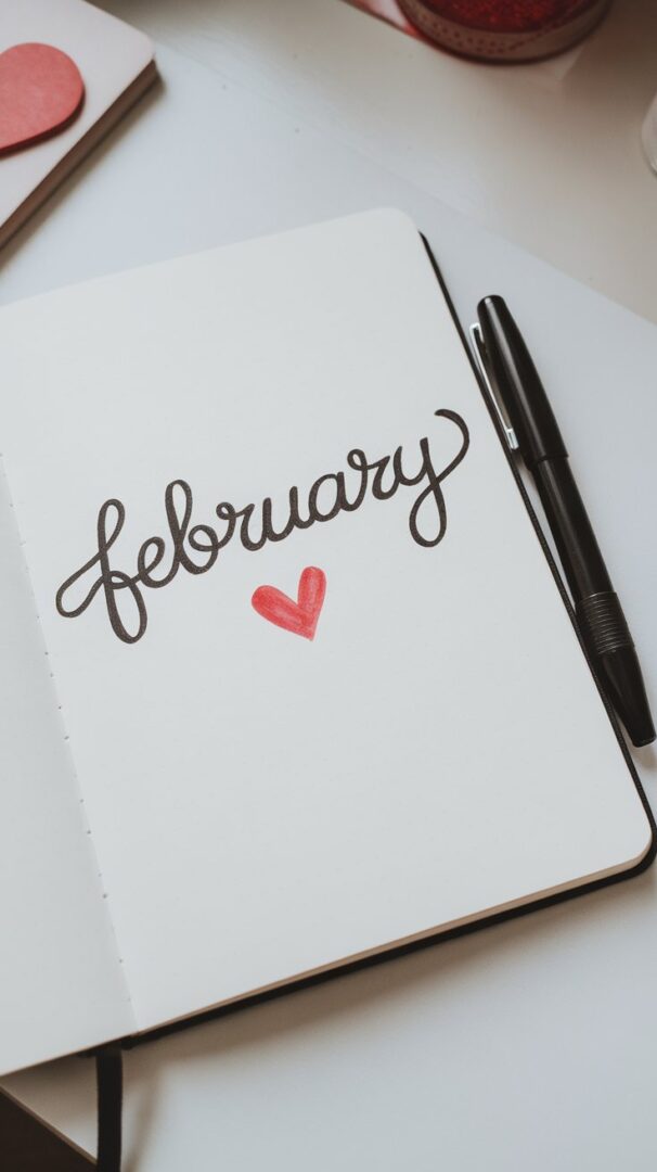 February Bujo Cover Page Ideas