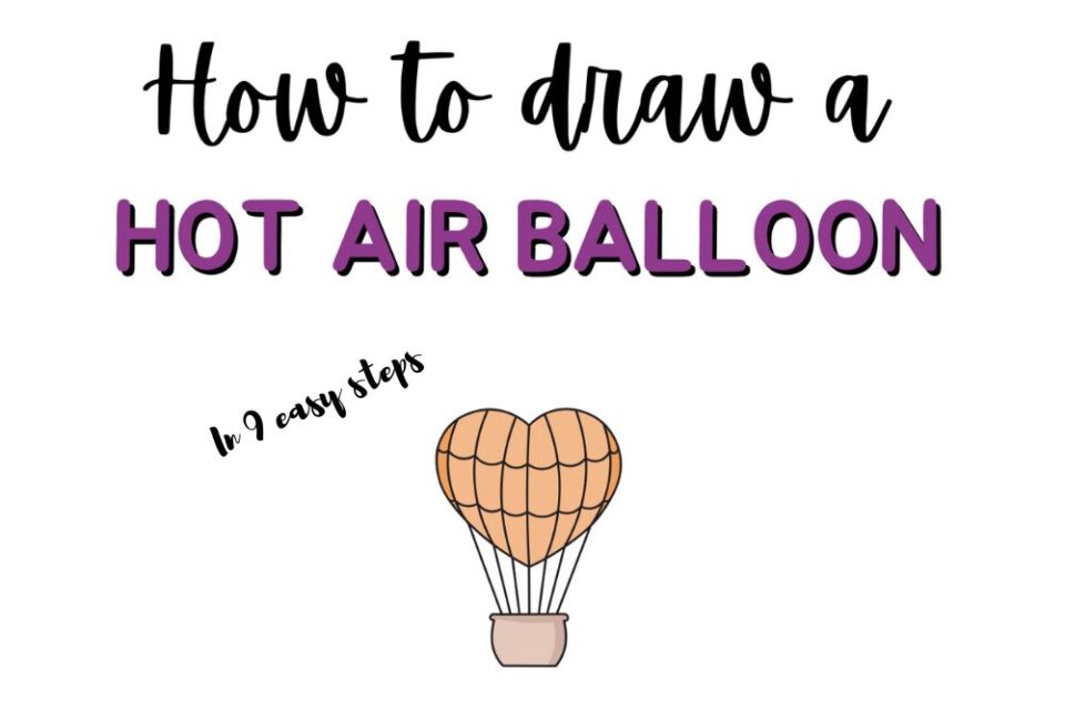 How To Draw A Hot Air Balloon Doodle