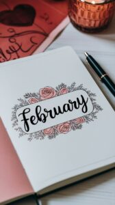 February Bujo Cover Page Ideas