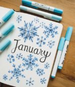 January Bujo with Free January Bullet Journal Printable