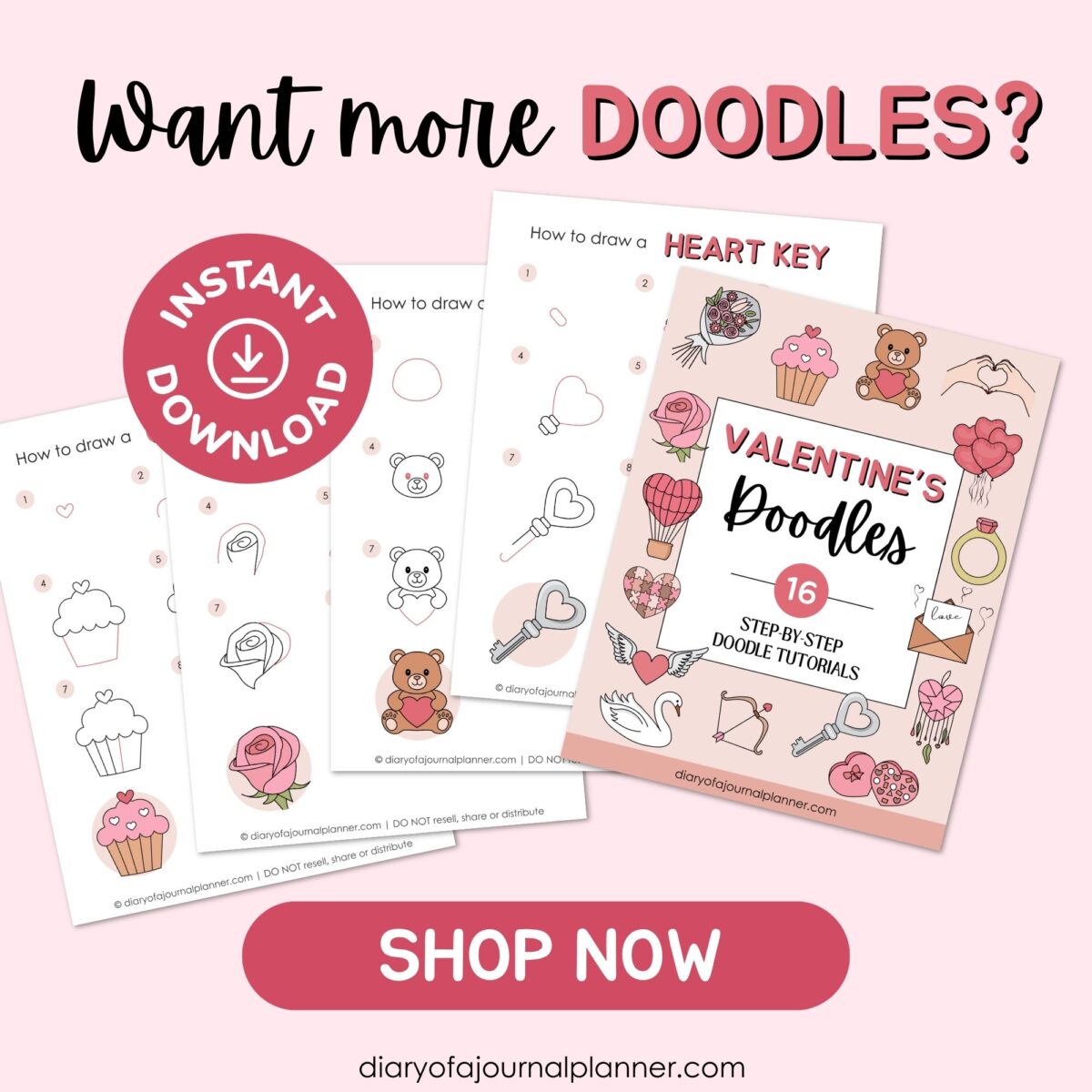 How To Draw A Rose Doodle