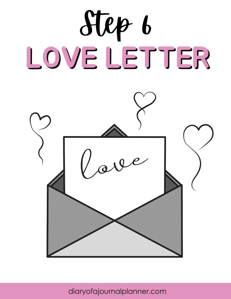 How To Draw A Love Letter Doodle