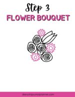How To Draw A Flower Bouquet- Easy Bouquet of Flowers Drawing To Try