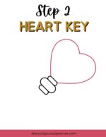 How To Draw A Heart Key Doodle