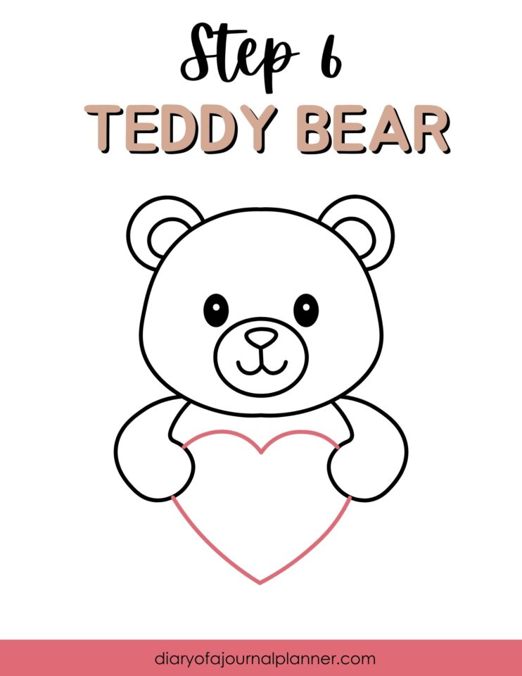 How To Draw A Teddy Bear Doodle
