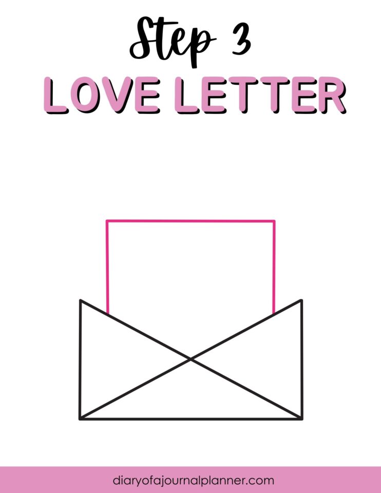 How To Draw A Love Letter Doodle