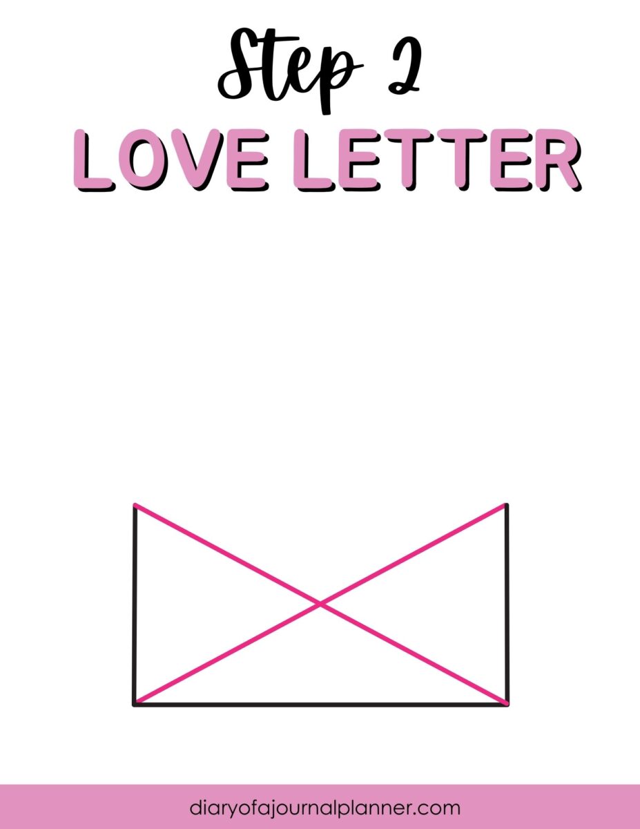 How To Draw A Love Letter Doodle