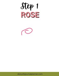 How To Draw A Rose Doodle