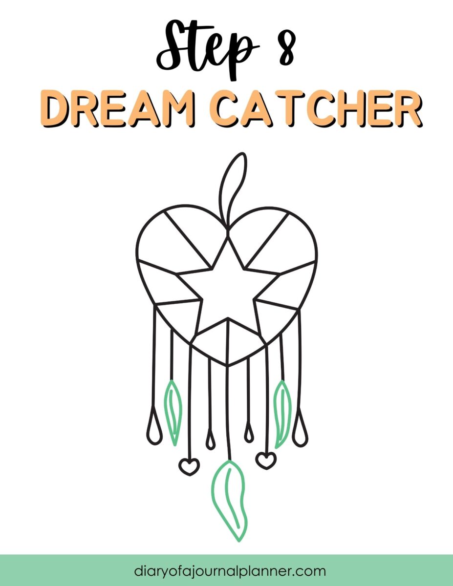 How To Draw A Dream Catcher- Easy Dream Catcher Drawing To Try