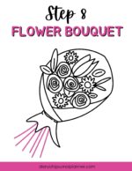 How To Draw A Flower Bouquet- Easy Bouquet of Flowers Drawing To Try