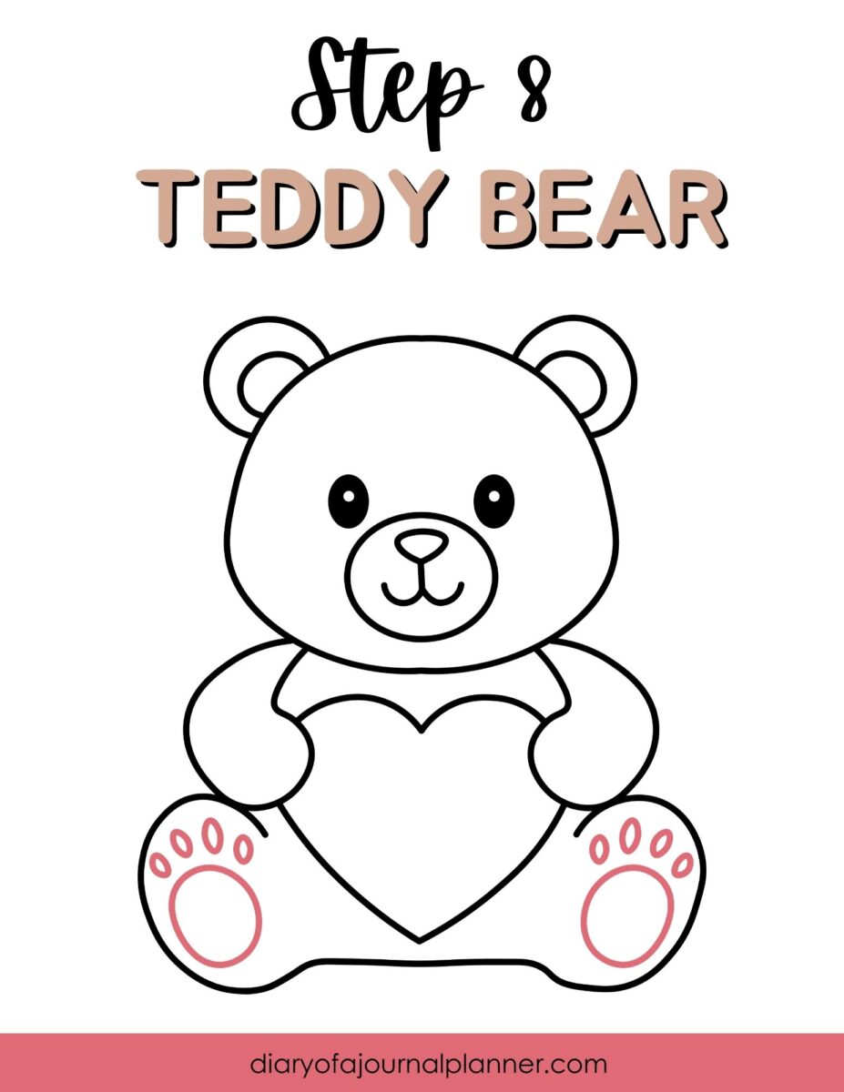How To Draw A Teddy Bear Doodle