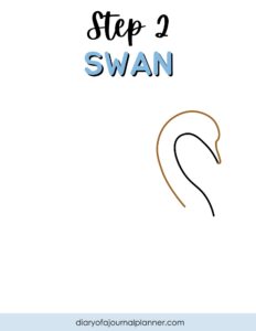 How To Draw A Swan Doodle