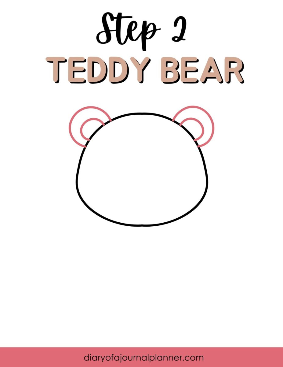 How To Draw A Teddy Bear Doodle