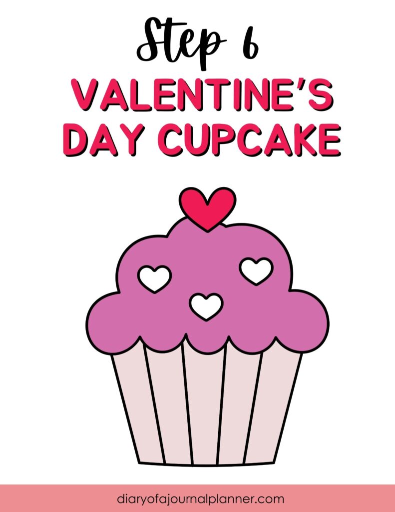 How To Draw A Valentine's Day Cupcake Doodle