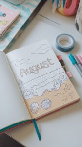 Beautiful Ocean Bullet Journal Theme Ideas to Make Waves