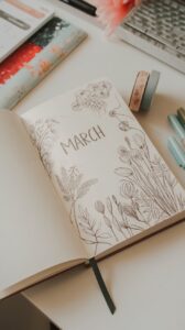 28 March Bullet Journal Covers: Creative Ideas to Brighten Your Month