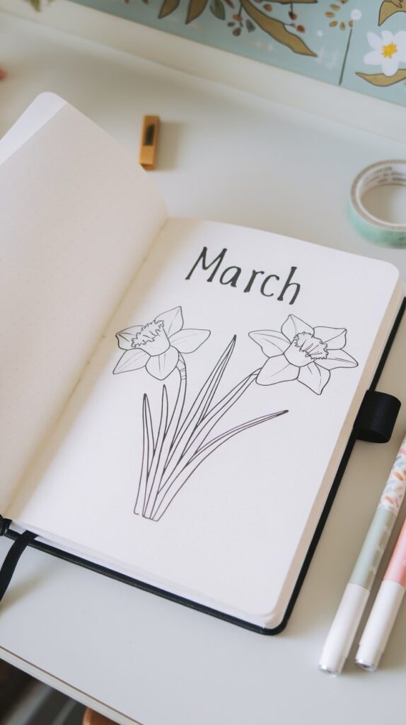 28 March Bullet Journal Covers: Creative Ideas to Brighten Your Month