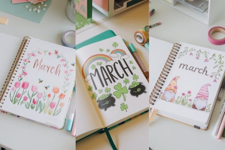 28 March Bullet Journal Covers: Creative Ideas to Brighten Your Month