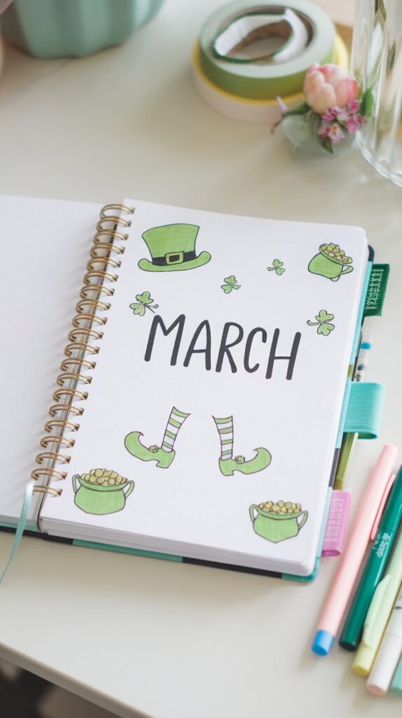 28 March Bullet Journal Covers: Creative Ideas to Brighten Your Month