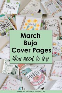 28 March Bullet Journal Covers: Creative Ideas to Brighten Your Month