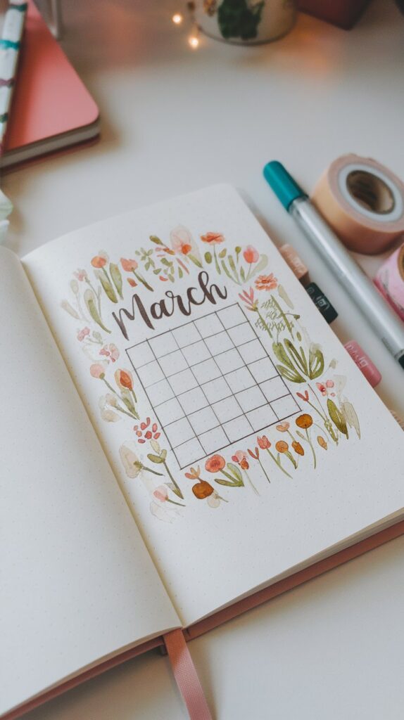 28 March Bullet Journal Covers: Creative Ideas to Brighten Your Month