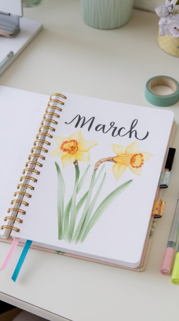 28 March Bullet Journal Covers: Creative Ideas to Brighten Your Month