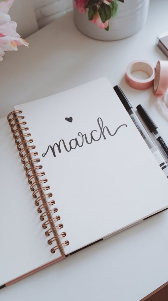 28 March Bullet Journal Covers: Creative Ideas to Brighten Your Month