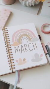 28 March Bullet Journal Covers: Creative Ideas to Brighten Your Month