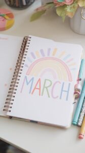 28 March Bullet Journal Covers: Creative Ideas to Brighten Your Month