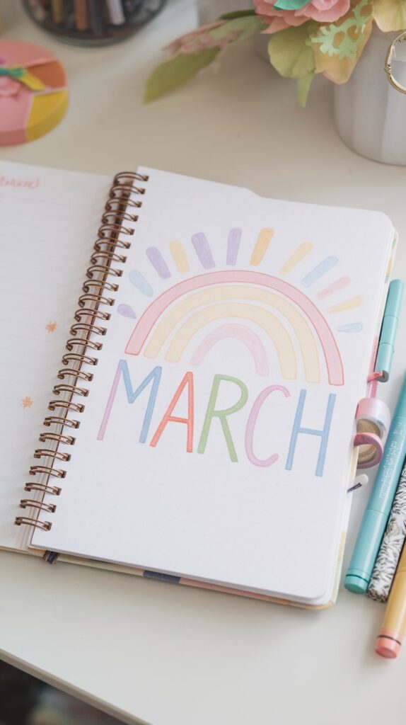 28 March Bullet Journal Covers: Creative Ideas to Brighten Your Month