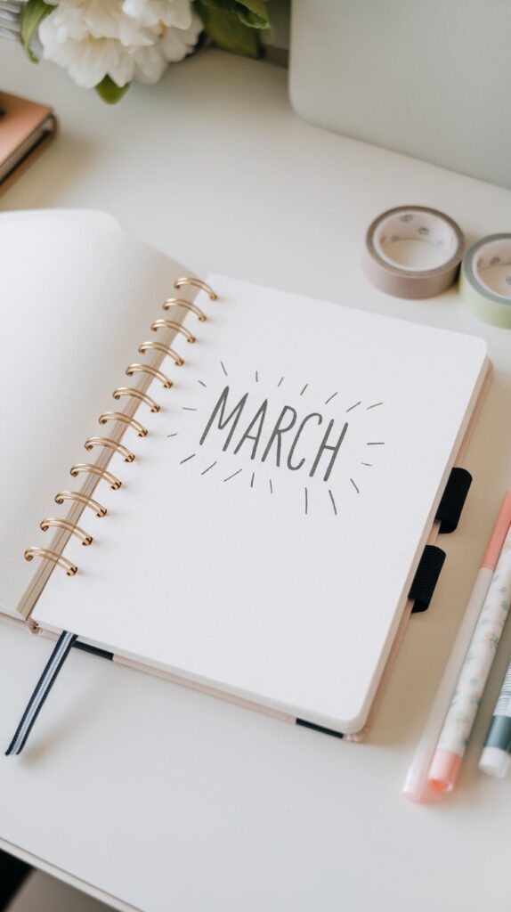 28 March Bullet Journal Covers: Creative Ideas to Brighten Your Month
