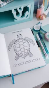 Beautiful Ocean Bullet Journal Theme Ideas to Make Waves
