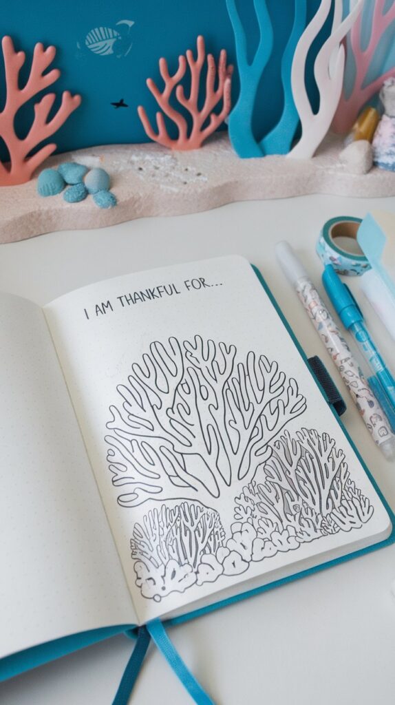 Beautiful Ocean Bullet Journal Theme Ideas to Make Waves