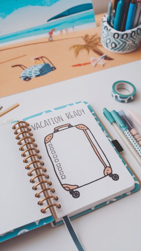Beautiful Ocean Bullet Journal Theme Ideas to Make Waves