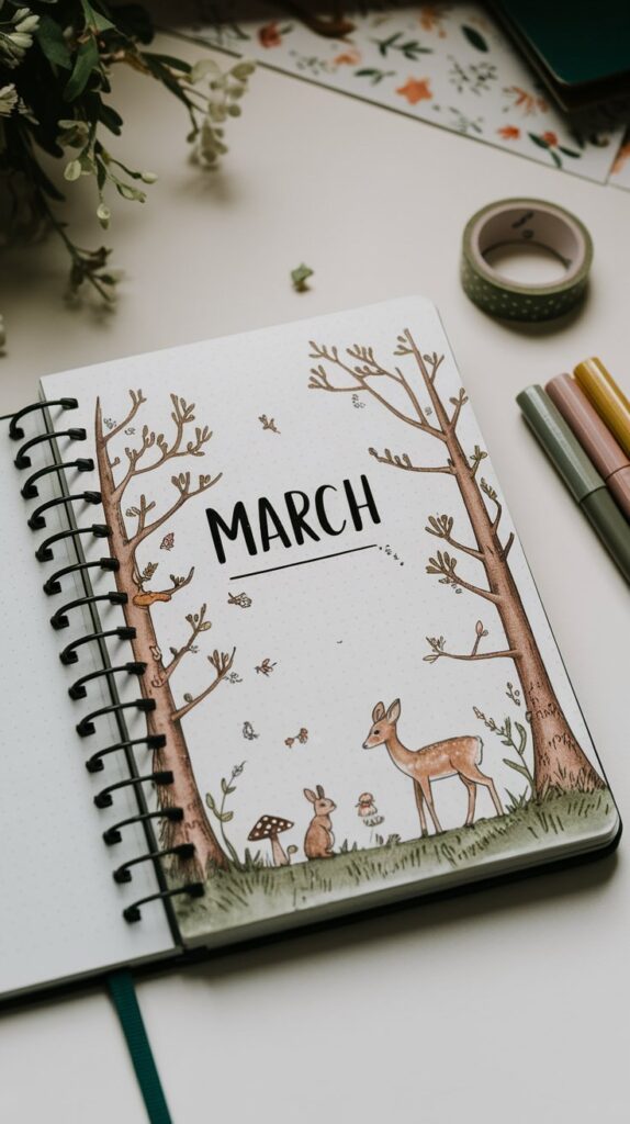 28 March Bullet Journal Covers: Creative Ideas to Brighten Your Month