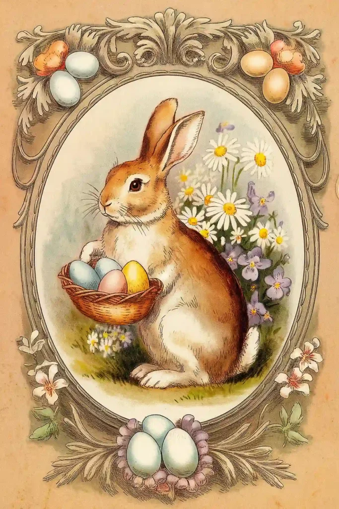 Vintage Easter Cards - Free Printables for your DIY Projects
