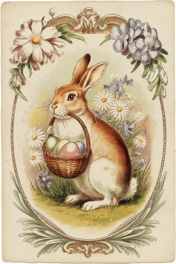 Vintage Easter Cards - Free Printables for your DIY Projects