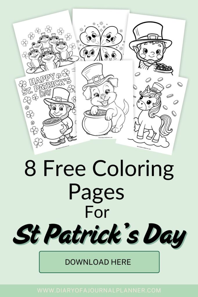 Free St. Patrick’s Day Coloring Pages – Fun for Kids and St Patrick's ...
