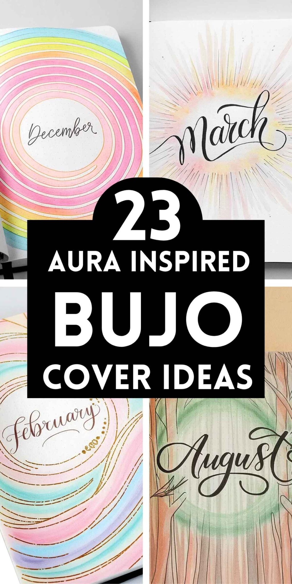 23 Aura Bullet Journal Covers