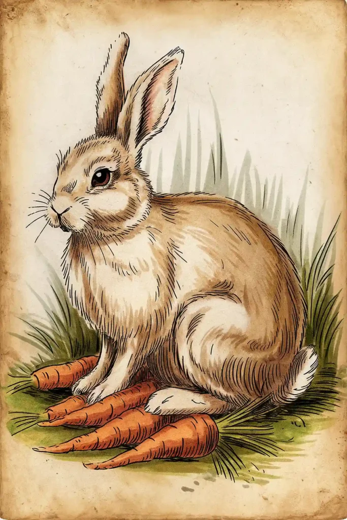 30+ Adorable Vintage Easter Bunny Images for your DIY Projects