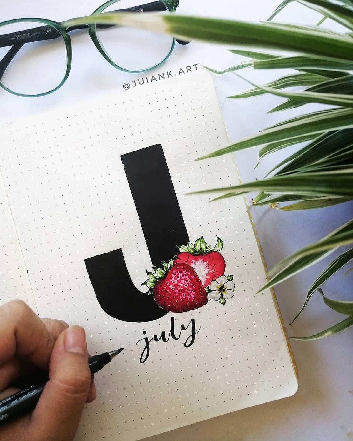 20 Sweet Strawberry Bullet Journal Ideas You’ll Love