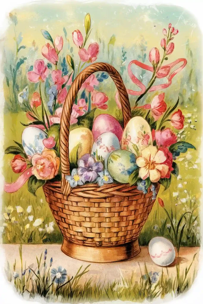 50+ Free Easter vintage Images for Junk Journals & Scrapbooking