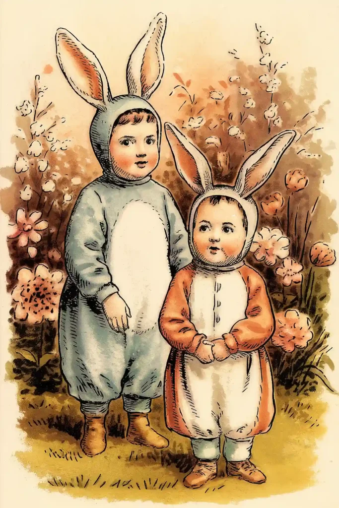 Vintage Easter Cards - Free Printables for your DIY Projects